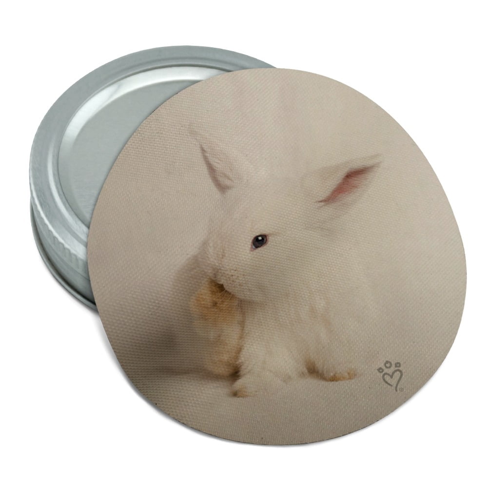 Lop Ears Miniature Bunny Rabbit Round Rubber Non-Slip Jar Gripper Lid ...
