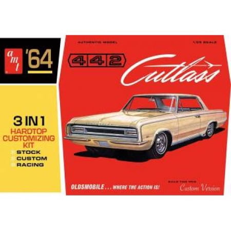 64 Oldsmobile Cutlass 422 Hardtop (AMT1066) 1:25 Scale Car Plastic ...