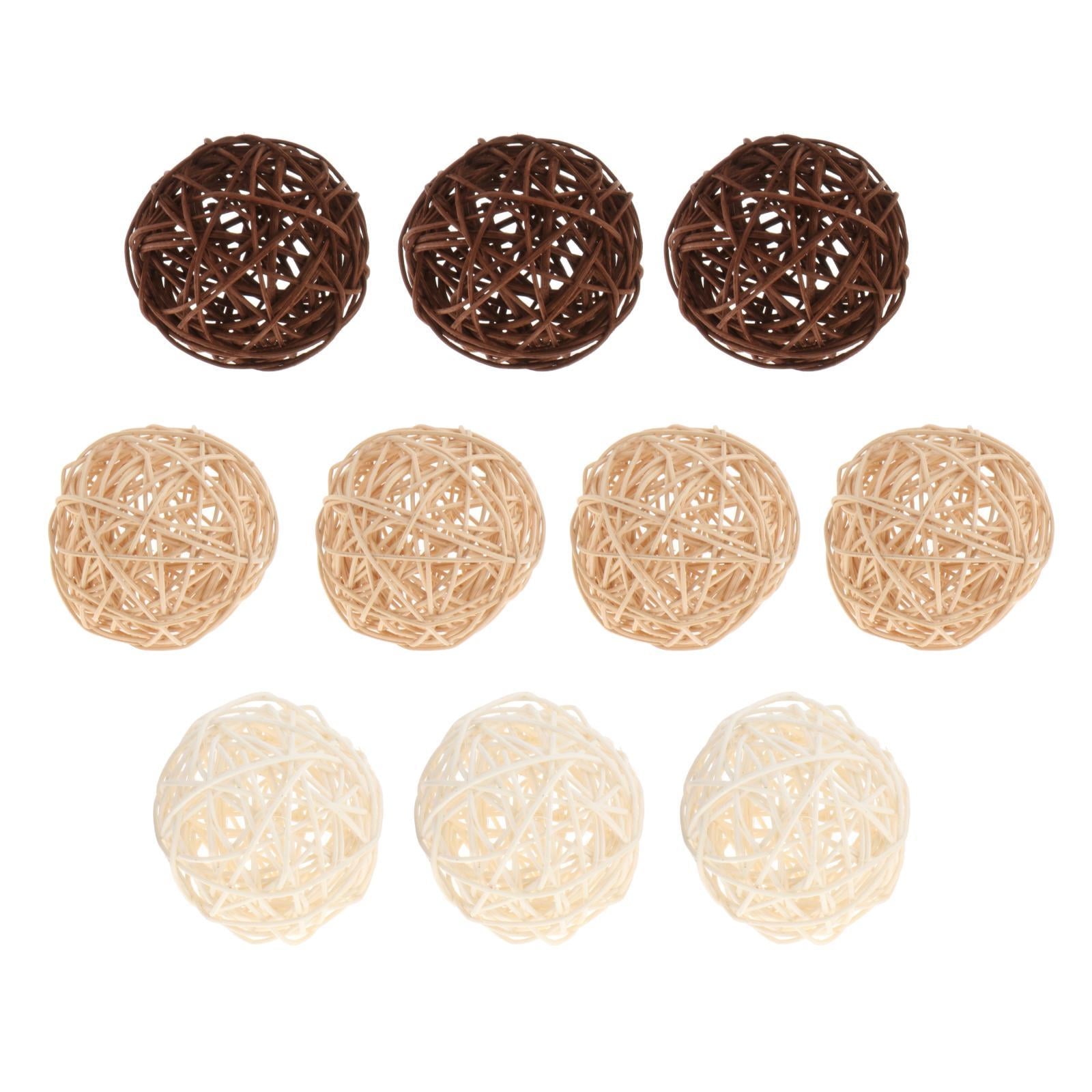 Click here for Tnarru 10pcs Decorative Rattan Balls House Ornamen... prices