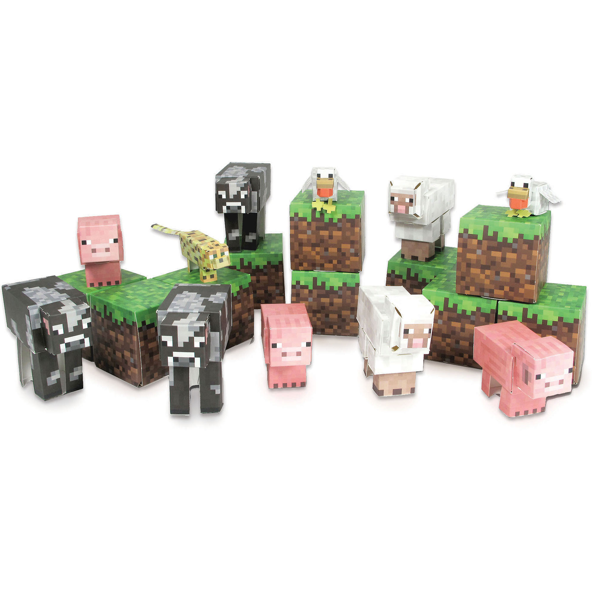Minecraft Papercraft Animal Mob Walmart