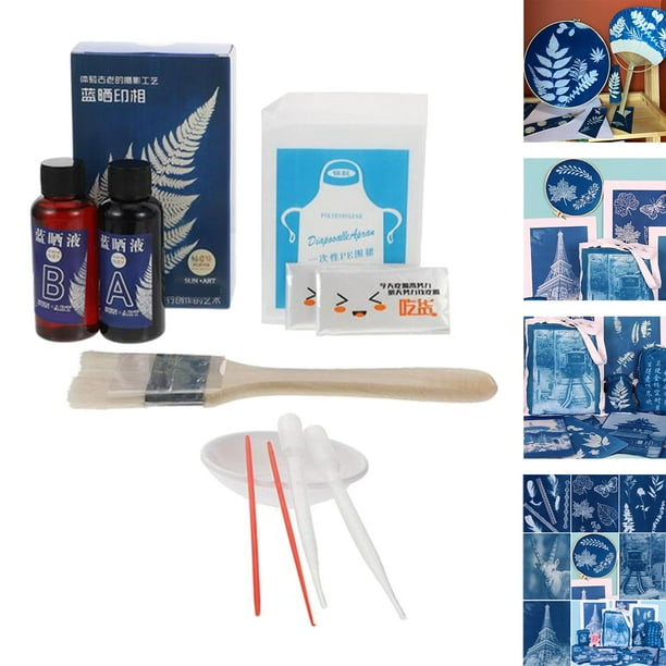 Cyanotype Printing DIY Set 100ml A B 100ml Liquid Photographic ...
