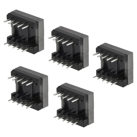 Uxcell Transformer Bobbin EE19 Parallel 5 with 5 Pin with Ferrite Core ...