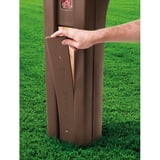 Step2 MailMaster Plus Plastic Mailbox Walnut Finish - Walmart.com