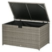 Suncast Backyard Oasis 195 Gal Vertical Deck Box for Outdoor Storage ...