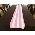 Cotton Print Table Runner 2 Inch Wide Stripes Pink - Walmart.com