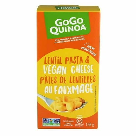 GoGo Quinoa - Lentil Pasta & Vegan Cheese, 156g - Walmart.ca