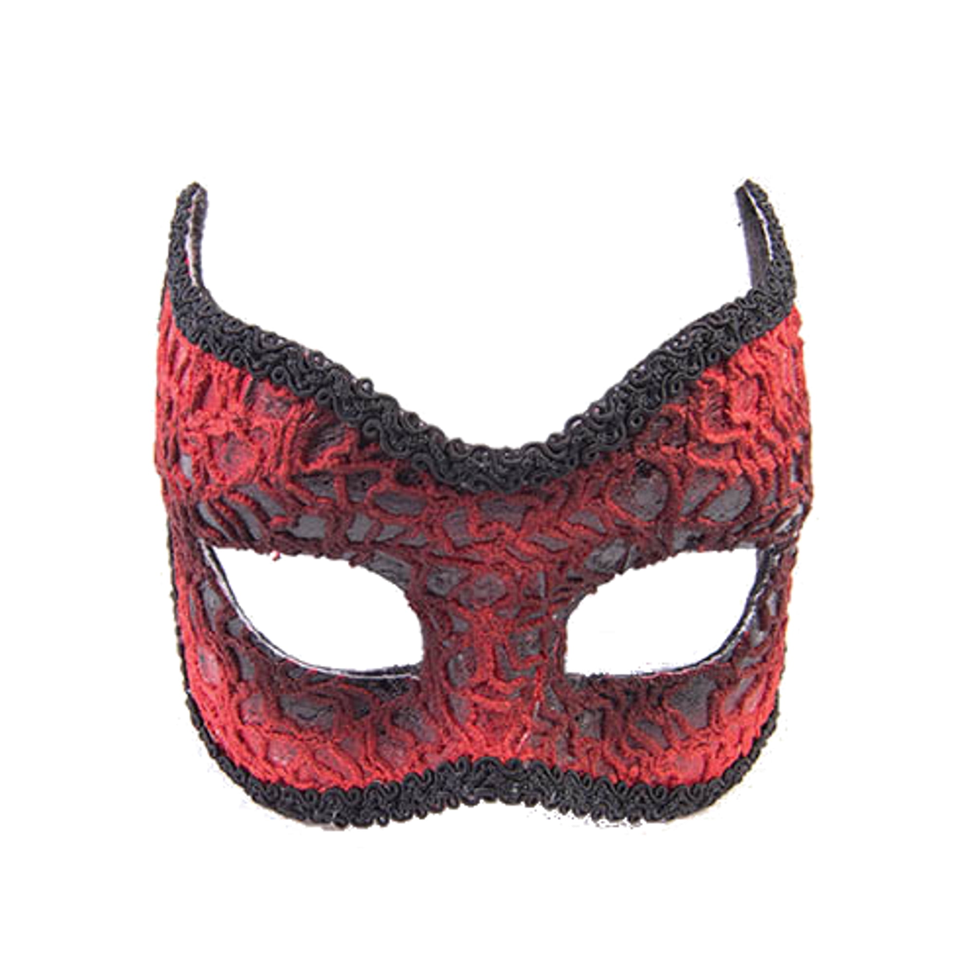 Red Lace Masquerade Masks