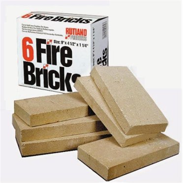 HFK-25 Insulating Fire Bricks 2500F 1.75" x 4.5" x 9" IFB Box of 8 Fire ...