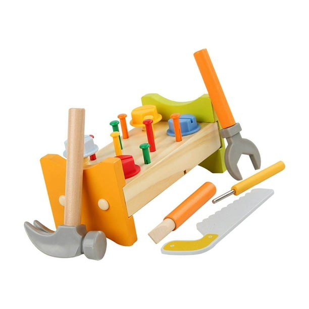 justharion Children's Construction Tool Workbench Workshop Disassembly ...