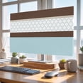Blue Brown Morocco TV Dust Cover,Stretchable TV Screen Desktop Computer ...