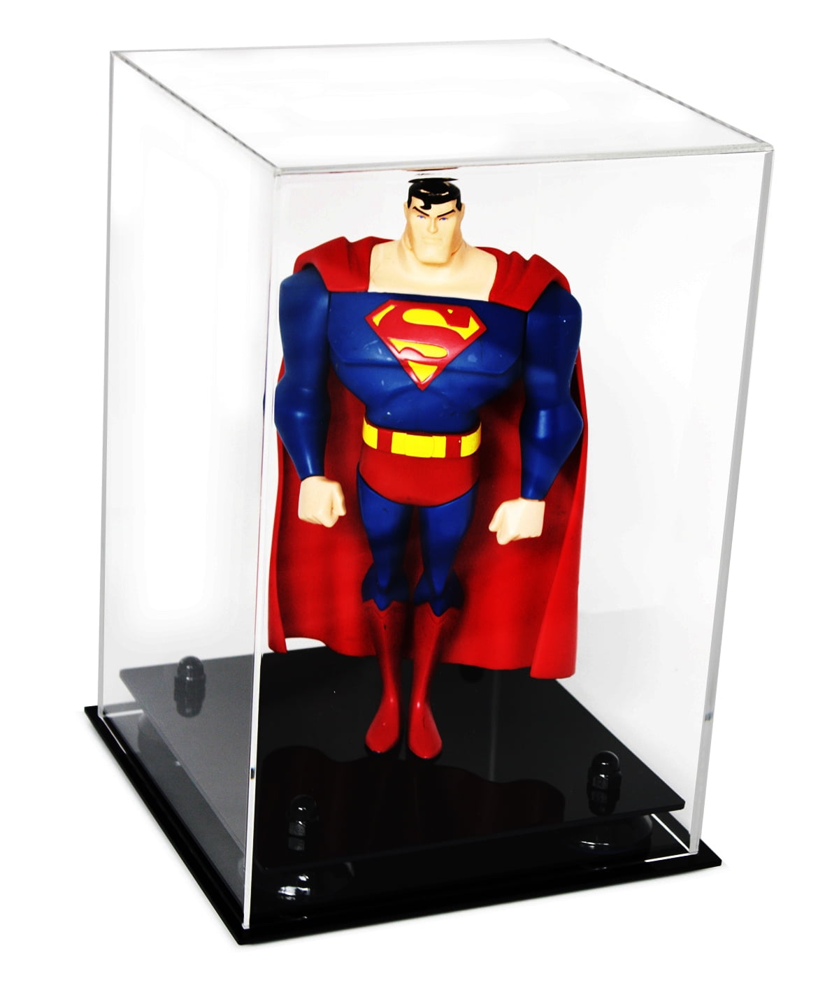 Versatile Deluxe Clear Acrylic Display Case - Medium Rectangle Box with ...