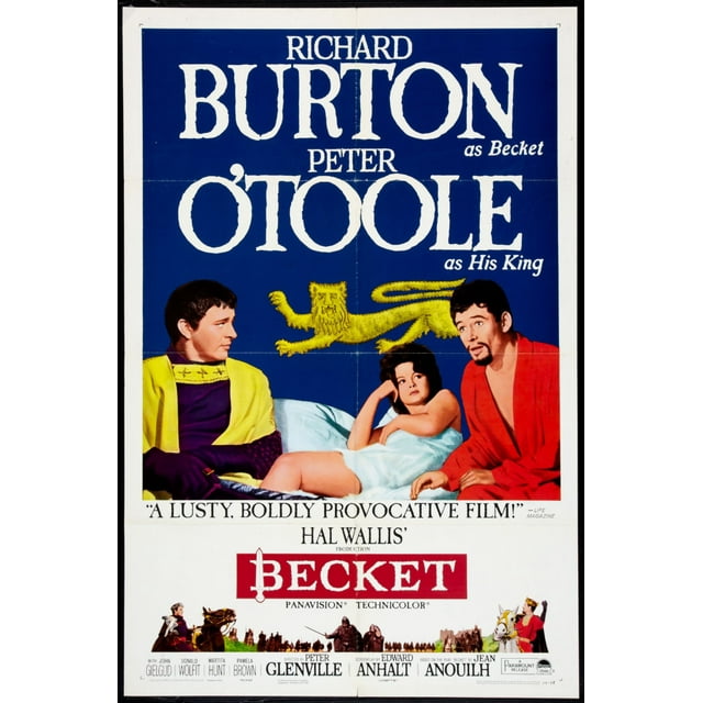 Becket Movie Poster 24In x 36In Art Poster 24x36 Unframed, Age: Adults ...