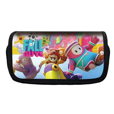 Jelly Bean Fall Guys Double Flap Pencil Case Polyester Children's ...