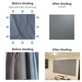 High Contrast Foldable Projector Screen 16:9 Aspect Ratio AntiGlare ...