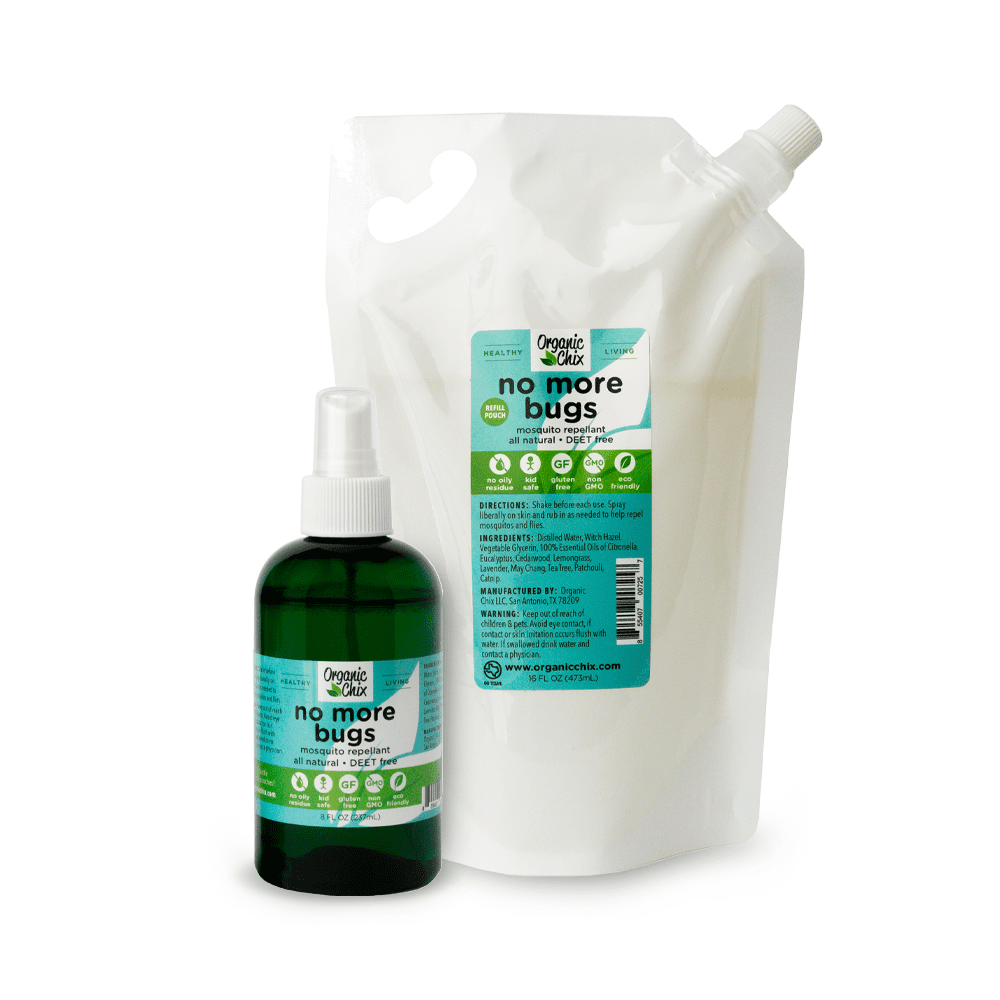 Organic Chix All Natural Deet Free Insect Repellent -100% Non-Toxic ...