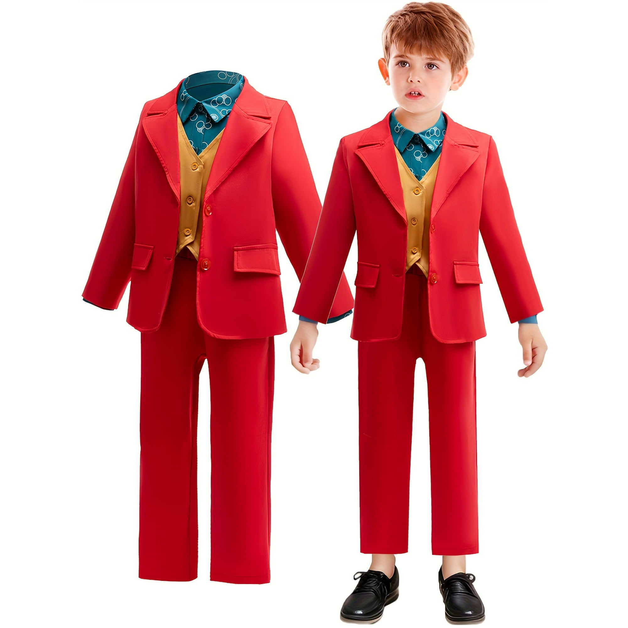 Click here for Grm 4pcs Joker Costume Set For Boys - Complete The... prices