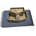 -Waterproof Pet Feeding Mats with High Lips - Multiple Size and Colors ...
