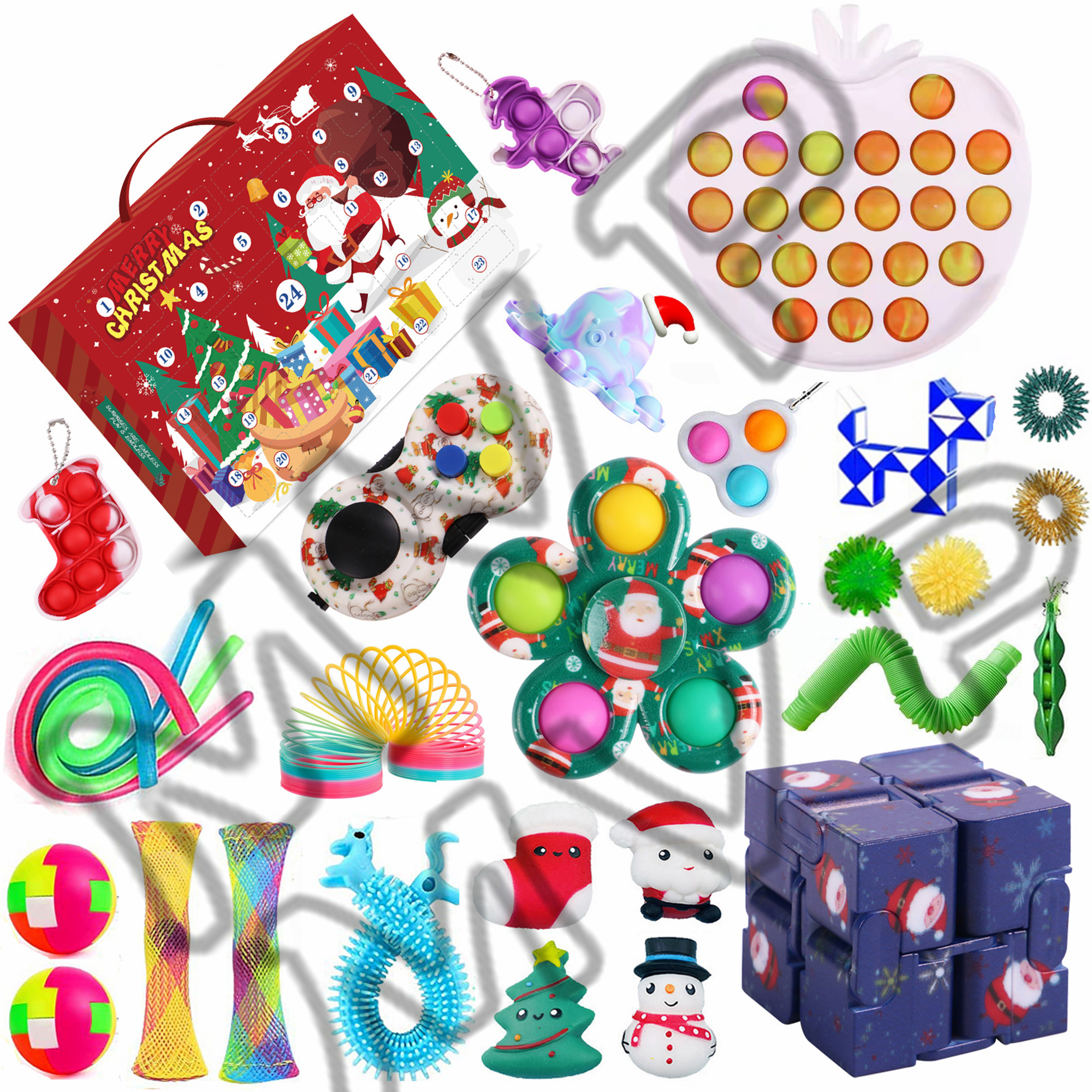 Fidget Advent Calendar 2021 Christmas Countdown Calendar 24 Days ...
