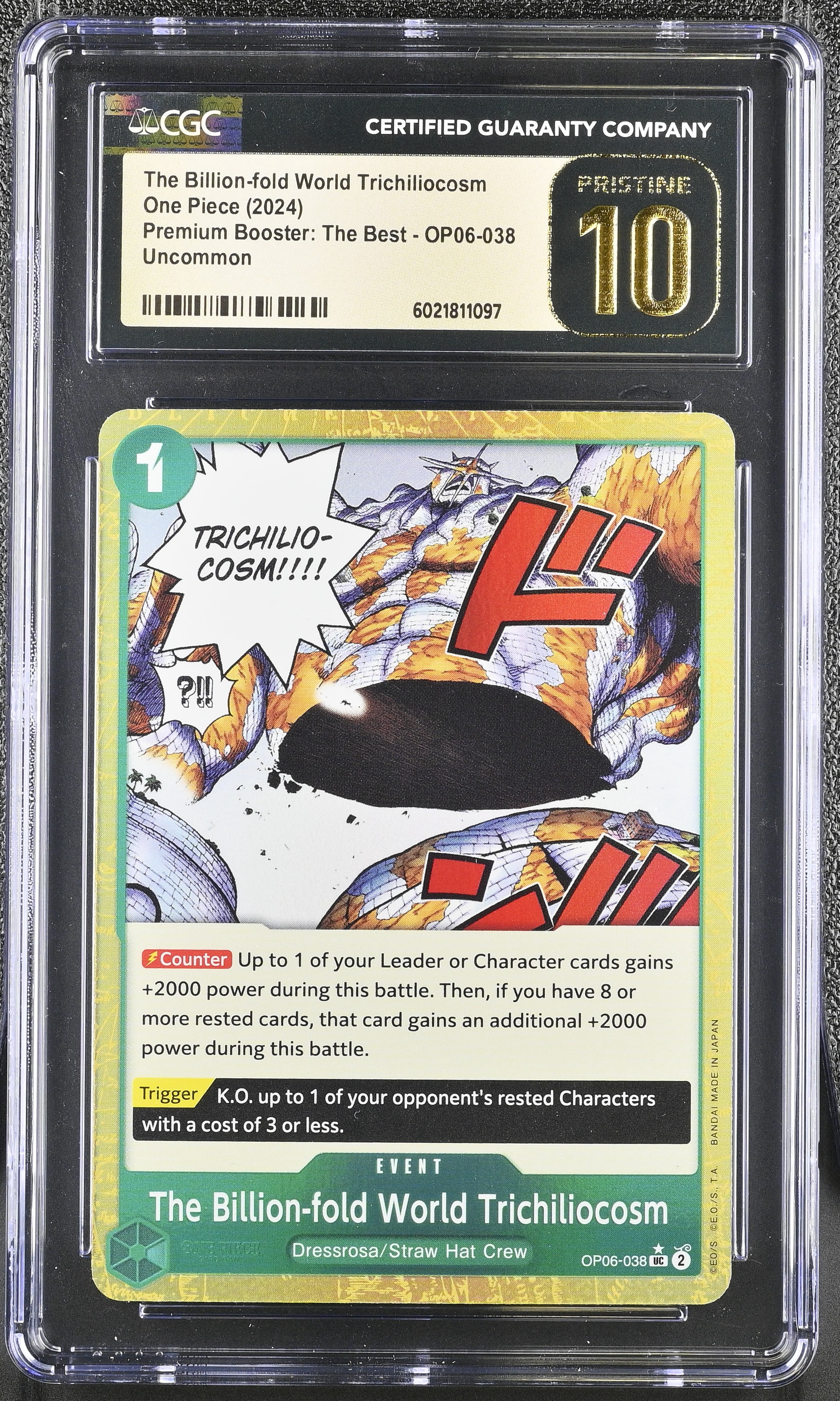 CGC The Billion-fold World Trichiliocosm One Piece Wings of the Captain ...