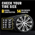 Pilot Automotive 14" Premier Wheel Covers Universal Hubcaps Silver ...
