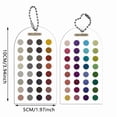 Lunxisen 1 Pcs Color Analysis Template Card Portable Matching Styling ...