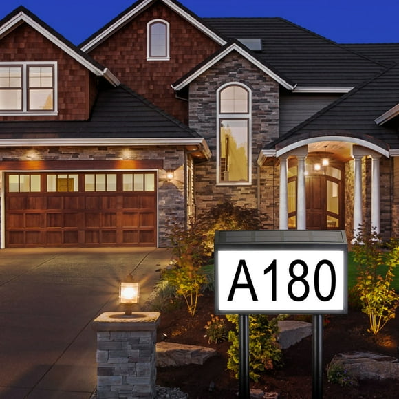 Solar Powered Address Signs