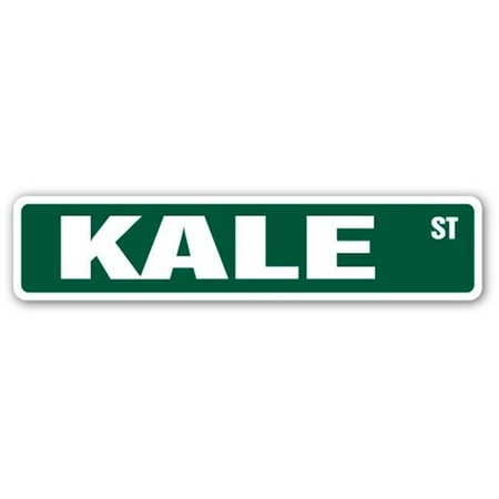 SignMission SS-KALE 4 x 18 in. Childrens Name Room Street Sign - Kale ...