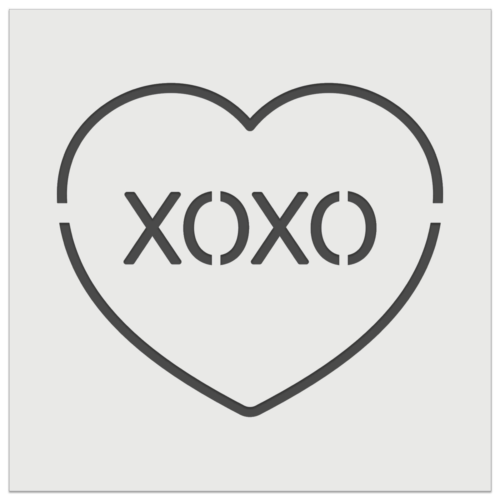 XOXO Conversation Heart Love Valentine's Day DIY Cookie Wall Craft ...