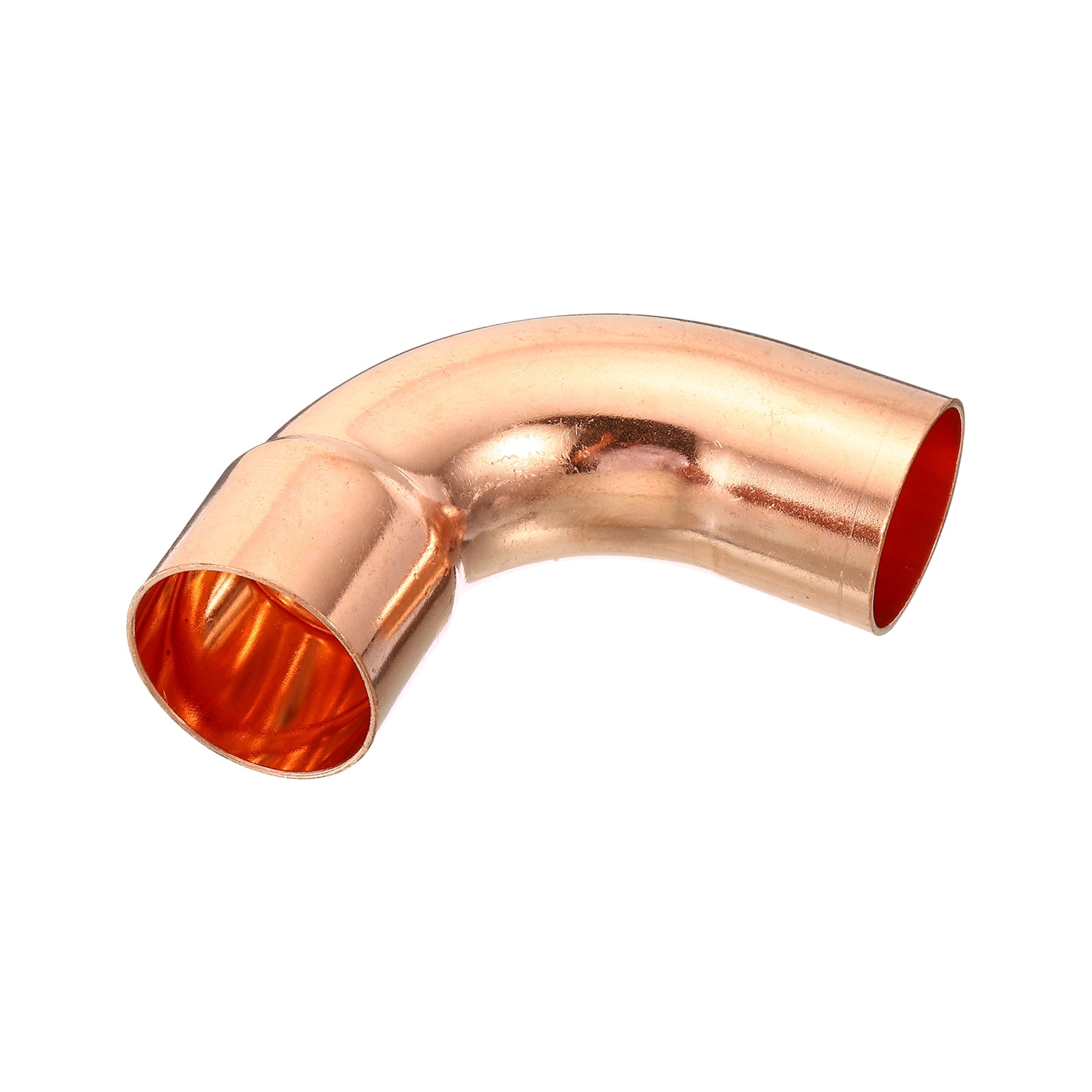 Uxcell 32mm (1.26") Inner Dia Elbow Copper Pipe Fitting 90 Degree Short ...