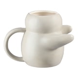 Mainstays Grey Hug Sculpt Mug, 15.89 oz, microwave and dishwasher safe ...