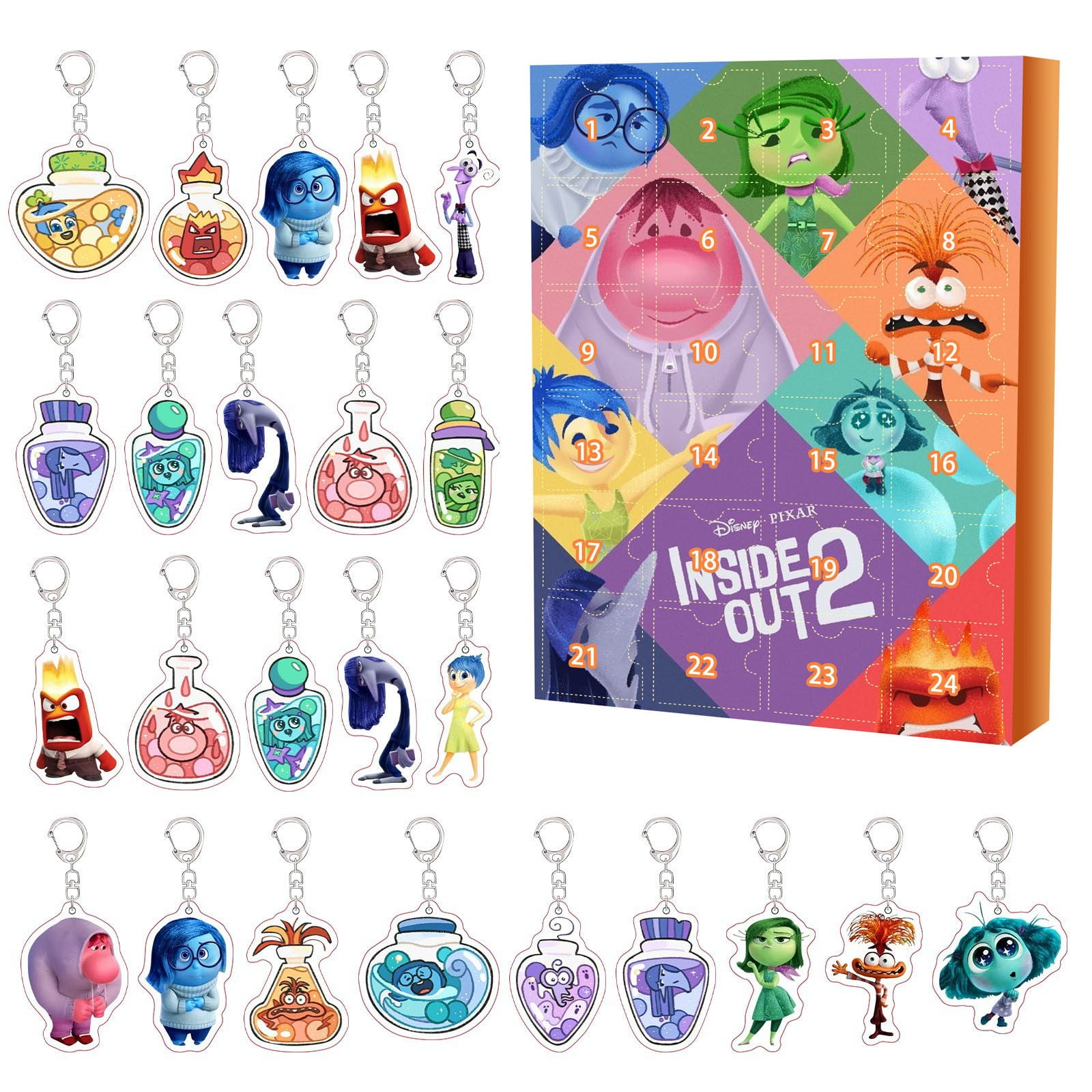 Calendario de Adviento de Anime de Inside Out 2024 Calendario de cuenta ...
