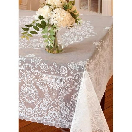Heritage Lace FI-6262W 62 x 62 in. Filigree Square Tablecloth | Walmart ...
