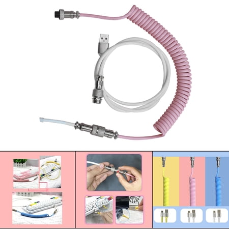 Coiling Spring Sprial Cable Coiling Spring Cable Wire with Metal ...