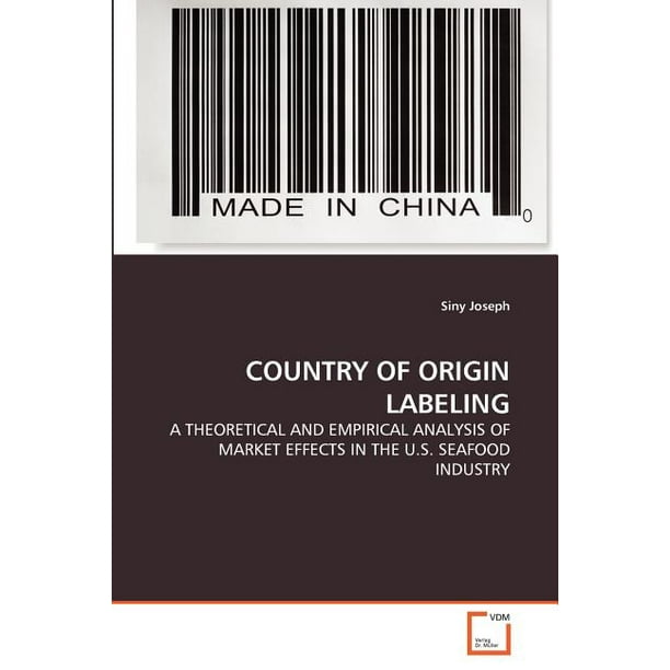 Country of Origin Labeling (Paperback) - Walmart.com