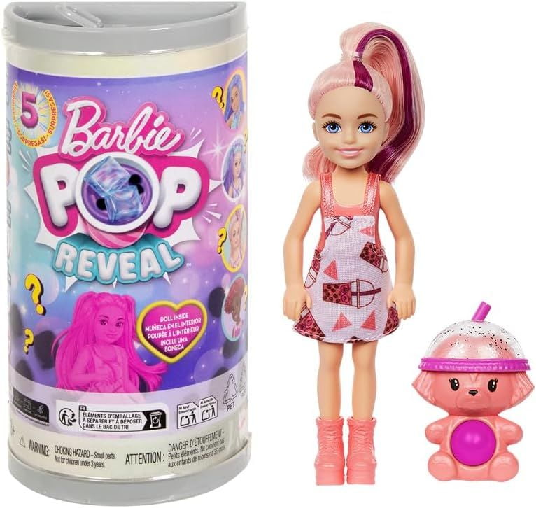 Muñeca Barbie Pop Reveal Chelsea Boba Tea Sorpresa JCX93 MATTEL ...