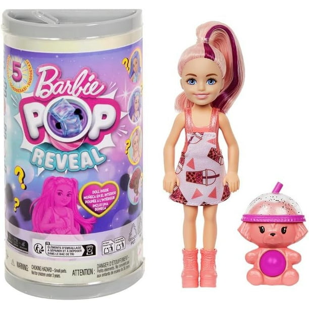 Muñeca Barbie Pop Reveal Chelsea Boba Tea Sorpresa JCX93 MATTEL ...
