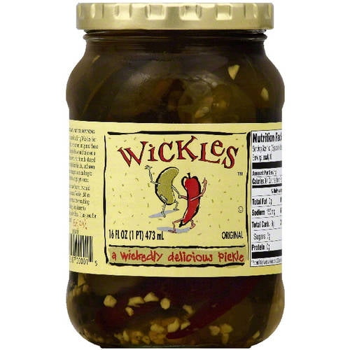 Wickles Original Pickles, 16 fl oz, (Pack of 6) - Walmart.com - Walmart.com