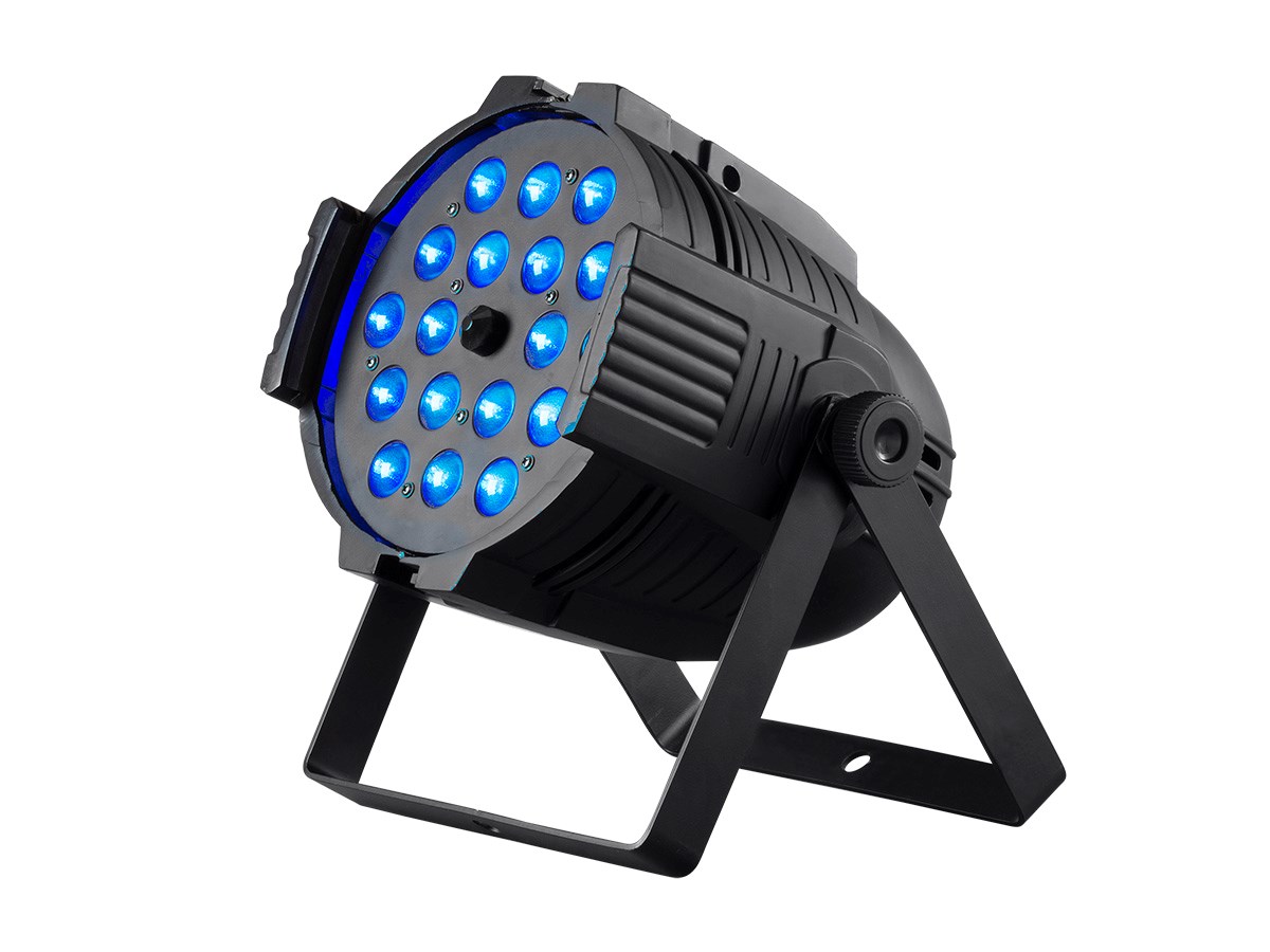 Monoprice Stage Wash PAR Stage Light With Zoom (RGBWA-UV), 18W, 18x LED ...