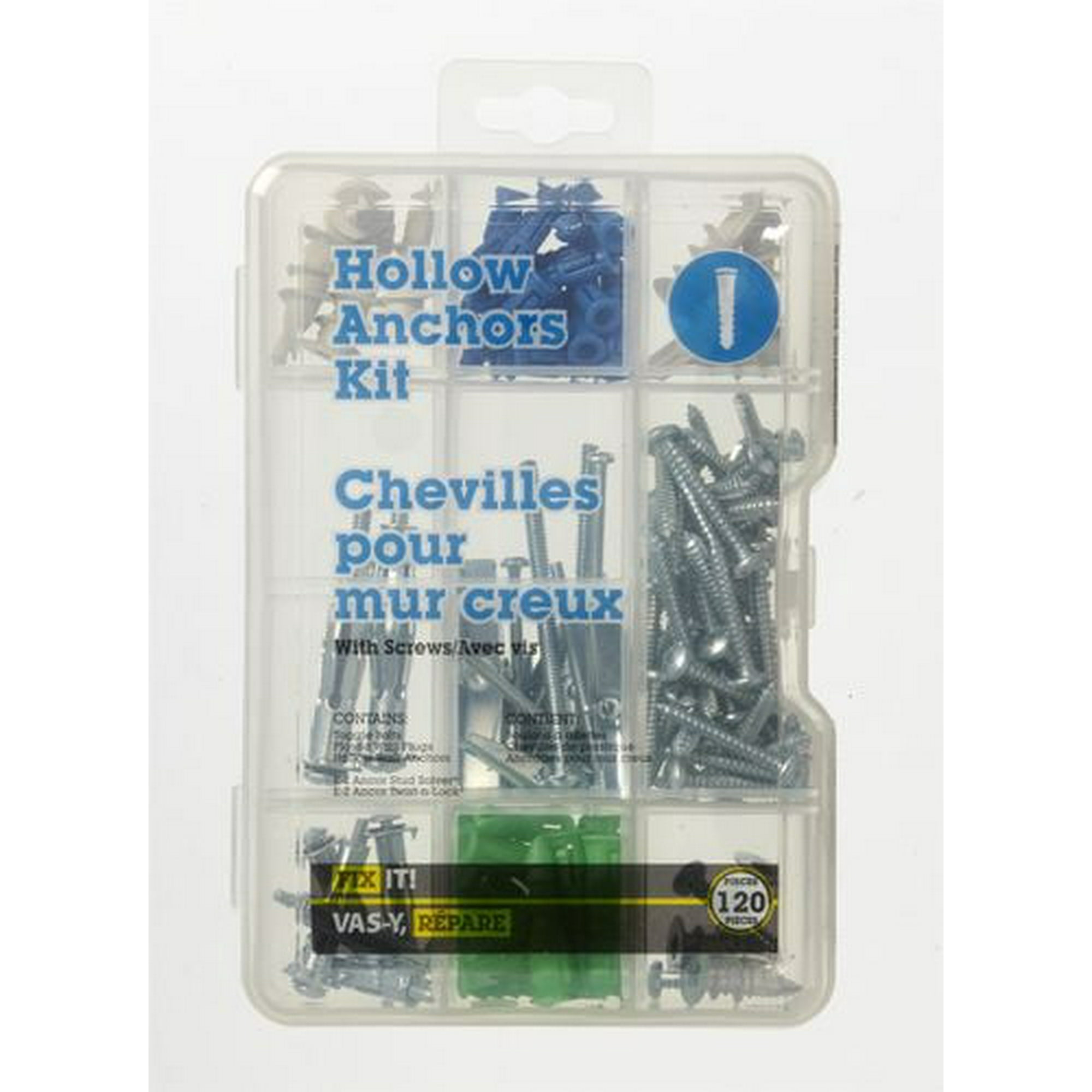 Click here for Fix It! Assorted Anchor Kit 120 Pieces prices