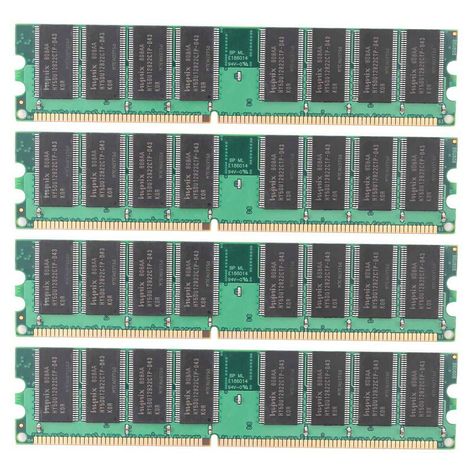 4X DDR 1GB PC Memory Ram DDR1 Desktop PC3200 400MHz 184 Pin Non-ECC ...