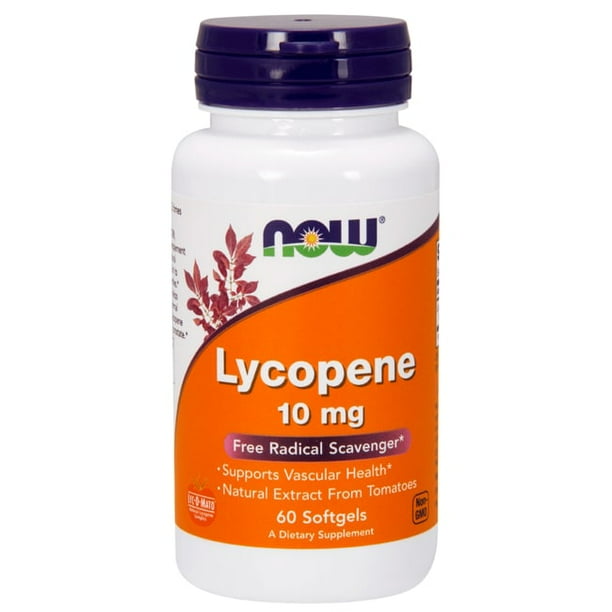 NOW Foods Lycopene 10 mg 60 Sgels - Walmart.com