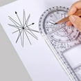 Today Only, Rotatable Math Ruler, Drawing Template, Measuring Scale ...