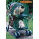 Kittywalk Double Decker Pet Stroller, Striped, 30" x 16" x 41.5 ...