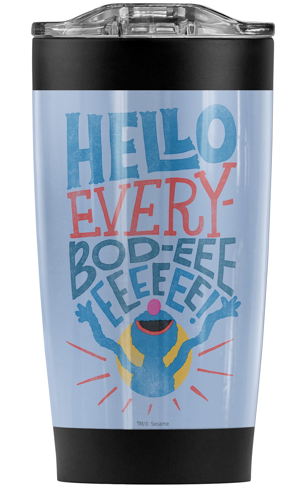 Sesame Street/Grover Hello Everybody Stainless Steel Tumbler 20 oz ...