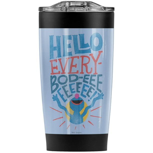 Sesame Street/Grover Hello Everybody Stainless Steel Tumbler 20 oz ...