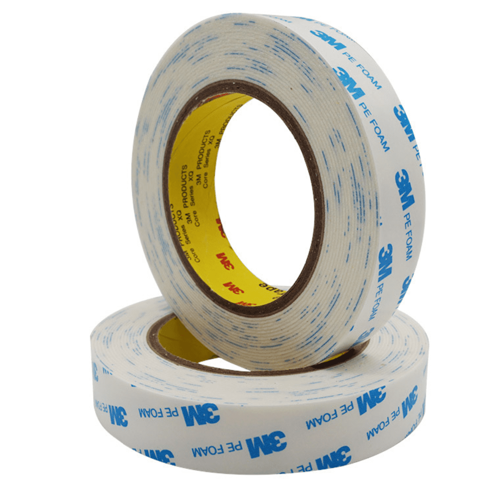 3M Double Sided Foam Mounting Tape 6.7yd L x 0.94 W Pack of 2 Waterproof High Strength Adhesive