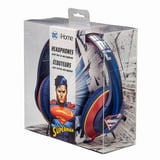 Superman Headphones - On Ear Hero Design with Built In Mic - Walmart.com