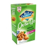 Blue Diamond Natural Whole Almonds Nuts, 1.5 Oz. Tubes, 12 Count ...