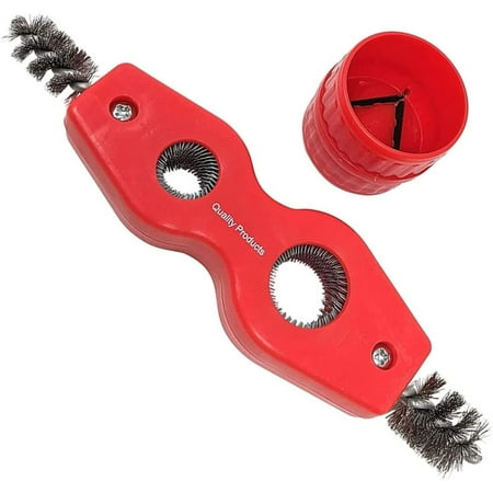 Copper Pipe Cleaner Tube Deburring Rust Brush for Plumbing Installation ...