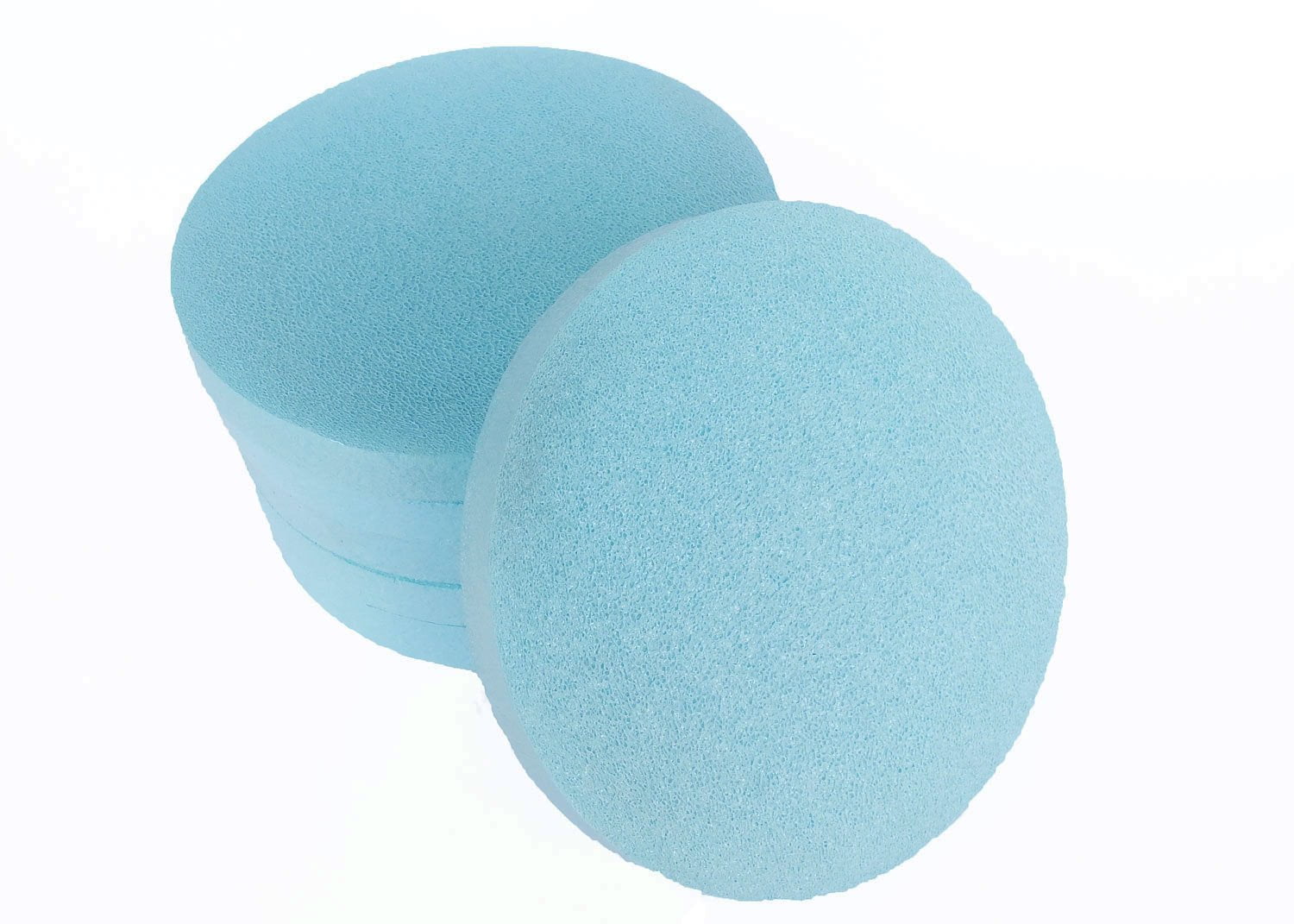 6 x 3/4 Inches Set of 6 Light Blue Color Craft Foam Circle Disc for ...